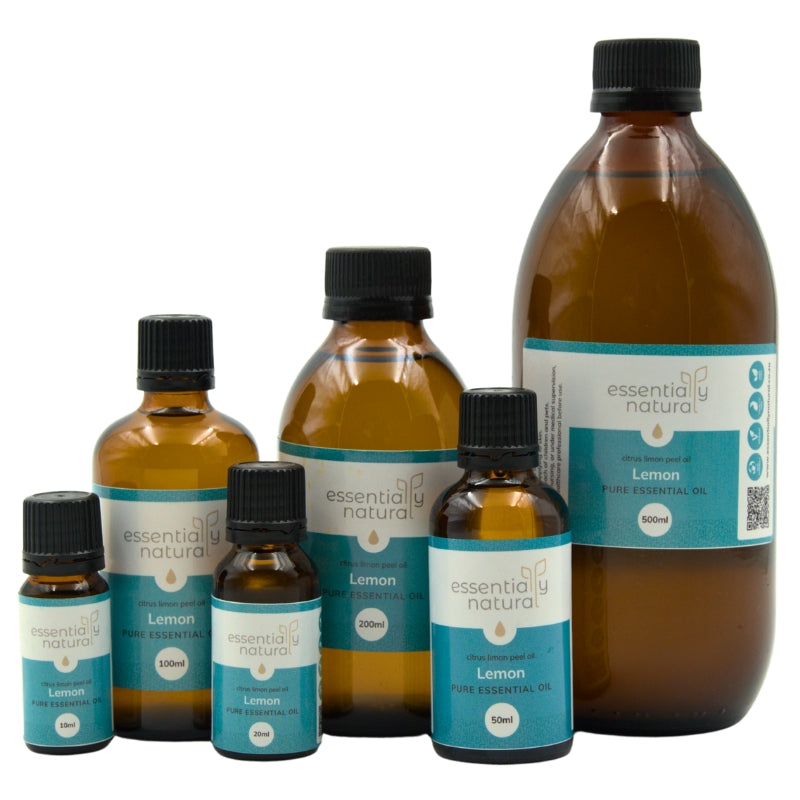 Lemon Pure Essential Oil | Cold Expressed Citrus Aroma – Essentially ...